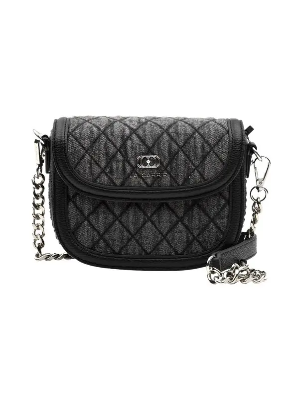 LA CARRIE Quilted Shoulder Bag