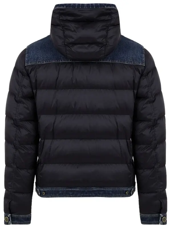 MOORER Denim And Down Jacket