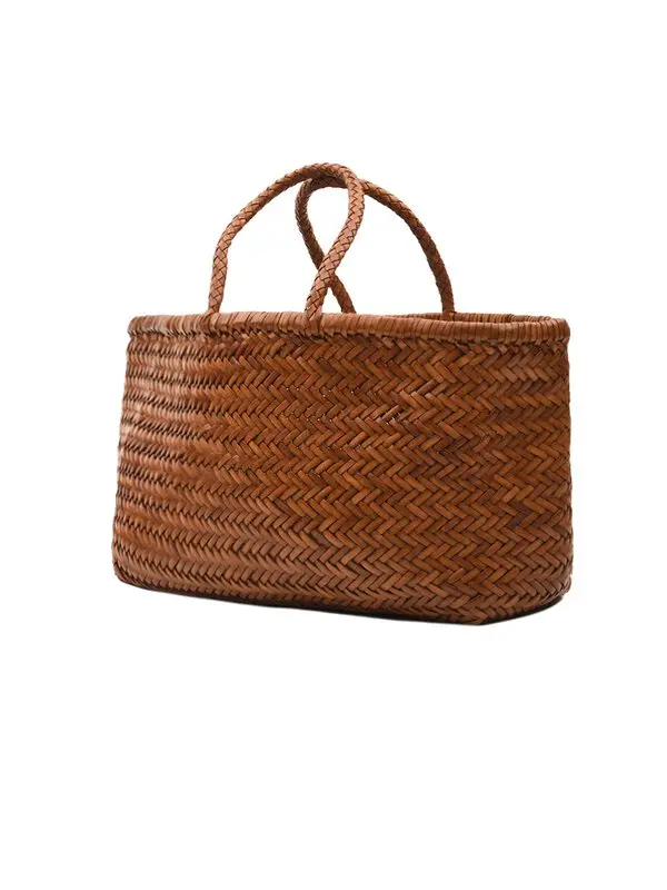 Dragon Diffusion Woven Tote - Brown