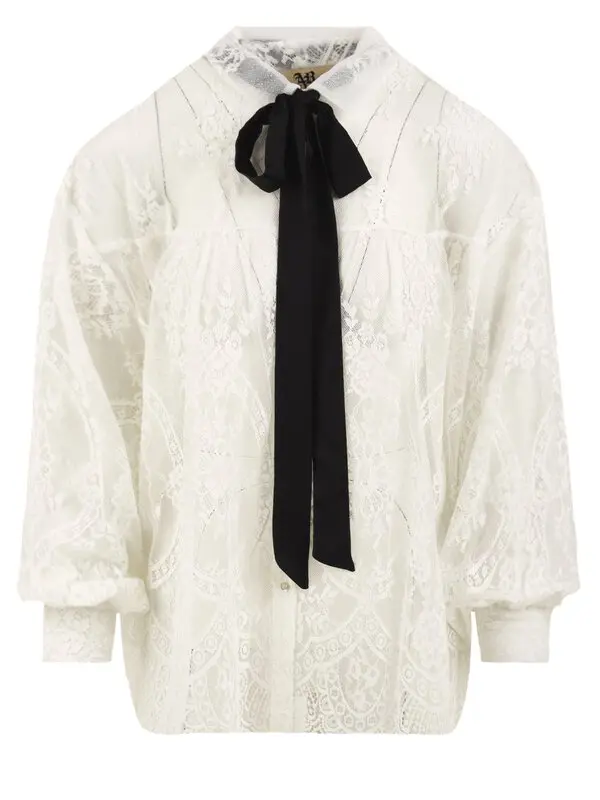 ANIYE BY Lace Shirt - White