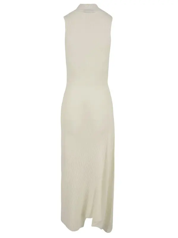 AKEP Sleeveless Ribbed Midi Dress