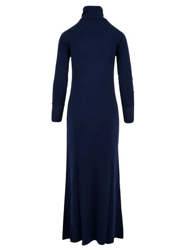 Aspesi Long Sleeve Maxi Dress - Blue