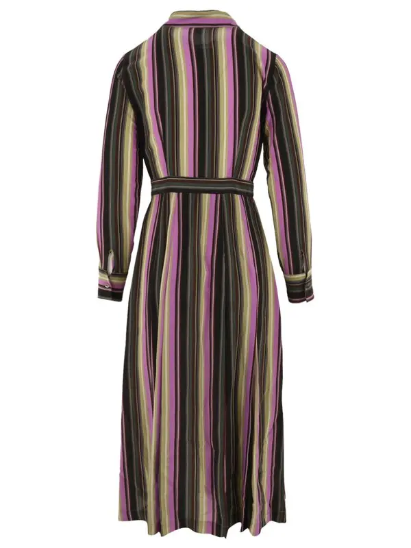 ATTIC AND BARN Striped Midi Dress