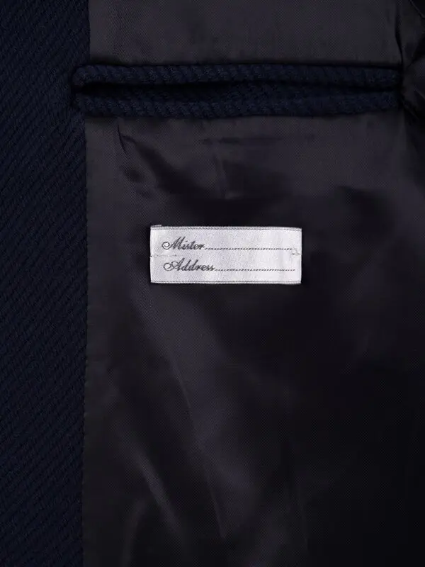 DANIELE ALESSANDRINI Tailored Coat - Blue
