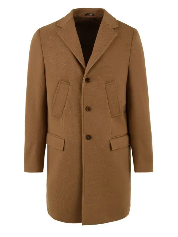 DANIELE ALESSANDRINI Coat - Camel