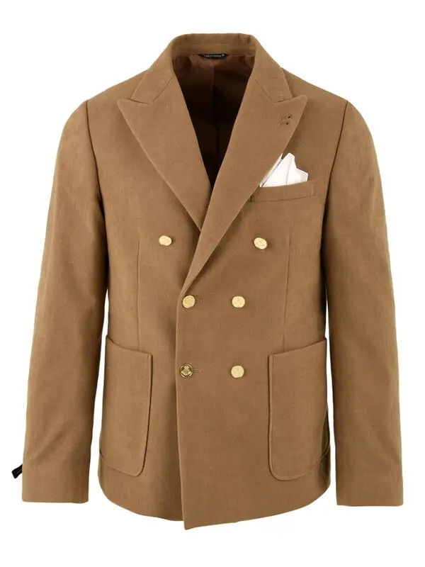DANIELE ALESSANDRINI Blazer - Camel