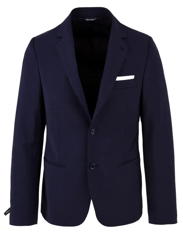DANIELE ALESSANDRINI Tailored Blazer - Blue
