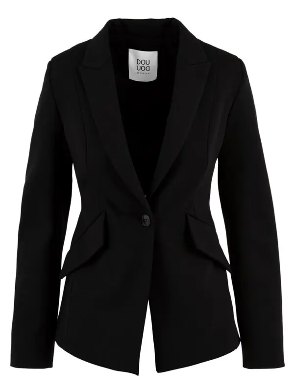 DOUUOD Tailored Blazer - Black