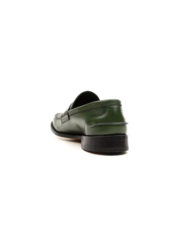 TRICKER'S Flat Shoes - Green Aniline