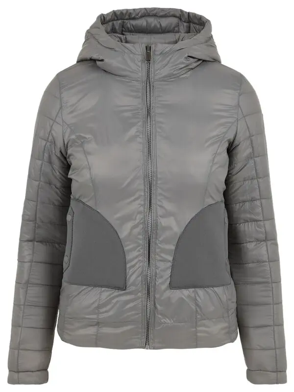 BOMBOOGIE Padded Zip-up Jacket - 535 Grigio