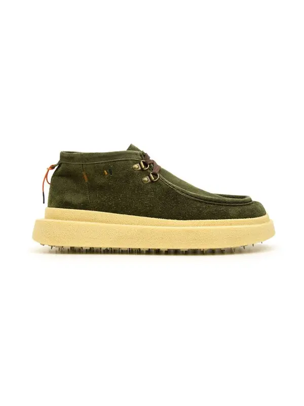 BARRACUDA Lace Up Boots - Grass