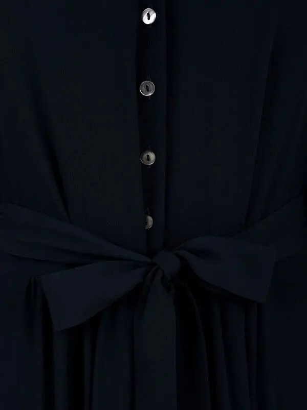 DOUUOD Midi Shirt Dress - Blue
