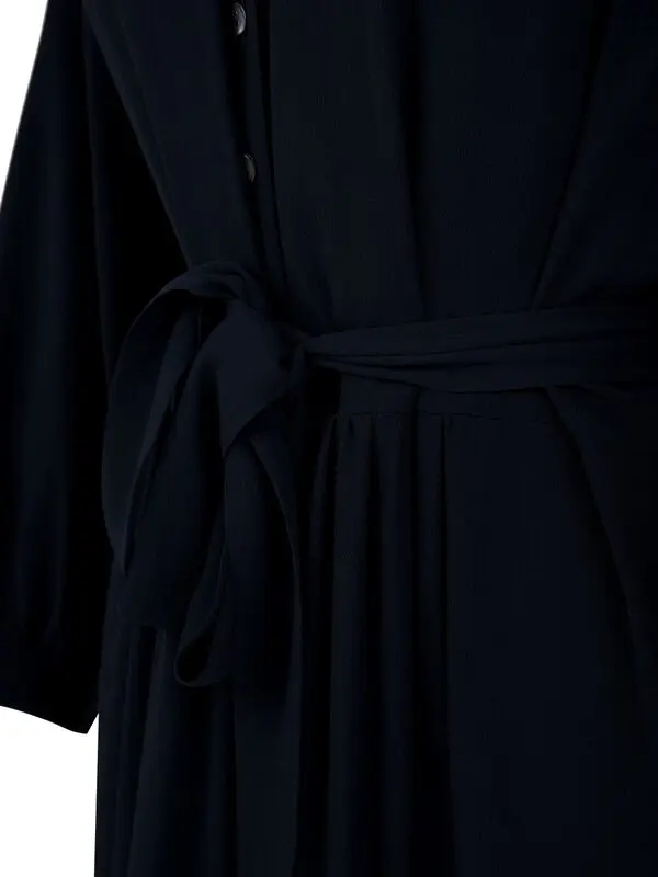 DOUUOD Midi Shirt Dress - Blue