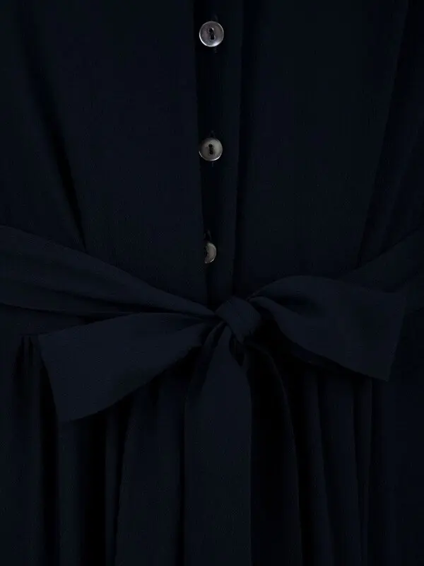 DOUUOD Midi Shirt Dress - Blue