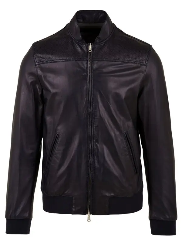 THE JACK LEATHERS Zip Up Jacket - Blue