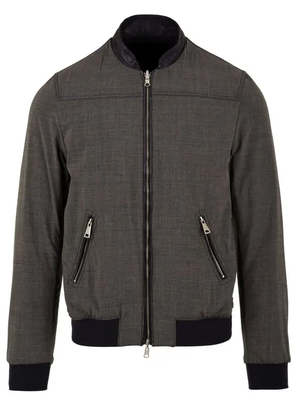 THE JACK LEATHERS Zip Up Jacket - Blue