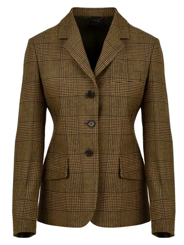 Aspesi Tailored Plaid Blazer