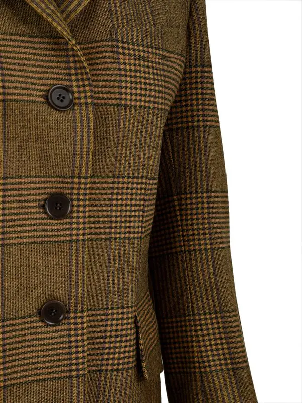 Aspesi Tailored Plaid Blazer