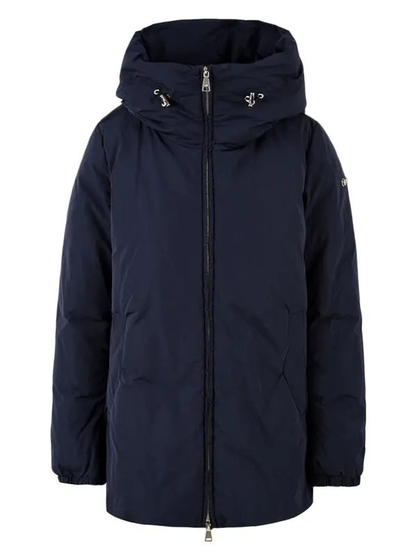 Add Down Padded Coat - Blue