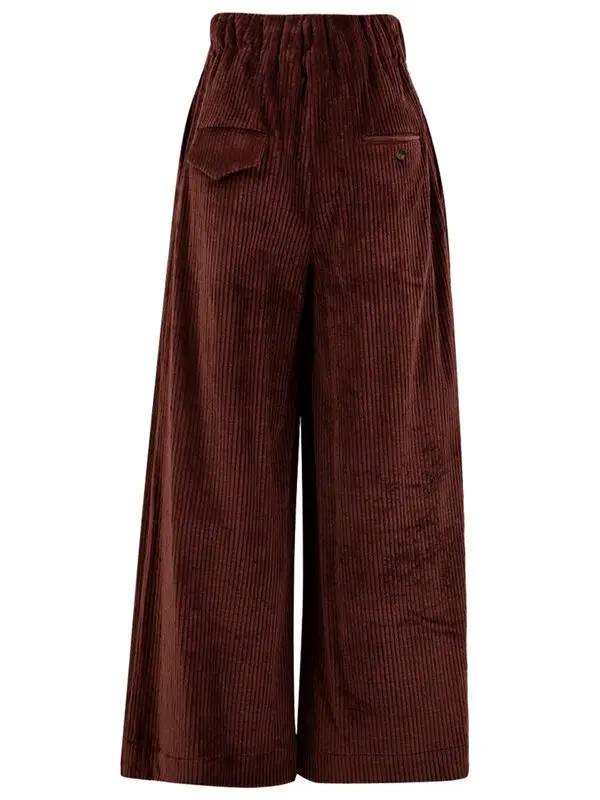 SOLOTRE Wide Leg Trousers