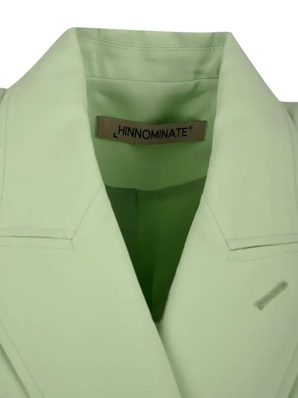 HINNOMINATE Tailored Double Breasted Jacket - Verde Acqua