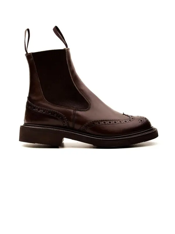 TRICKER'S Leather Chelsea Boots - Espresso Burni