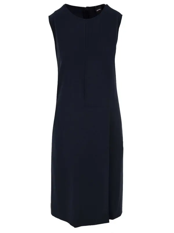 Aspesi Sleeveless Shift Dress - 10098 Blu Navy