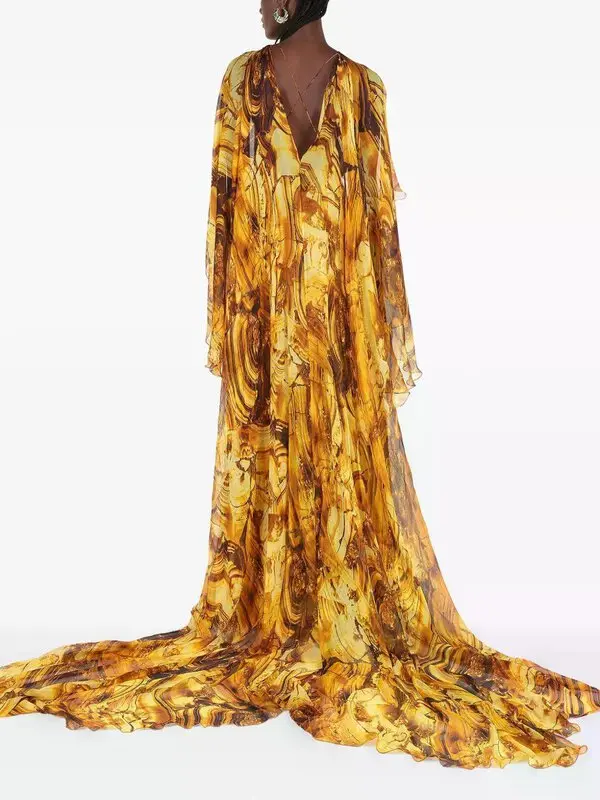 Roberto Cavalli Silk Maxi Dress