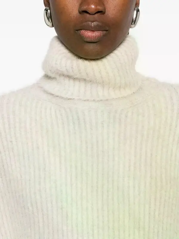 UMA WANG Ribbed Knit Turtleneck Sweater