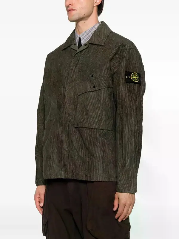 Stone Island Ribbed Corduroy Shirt Jacket