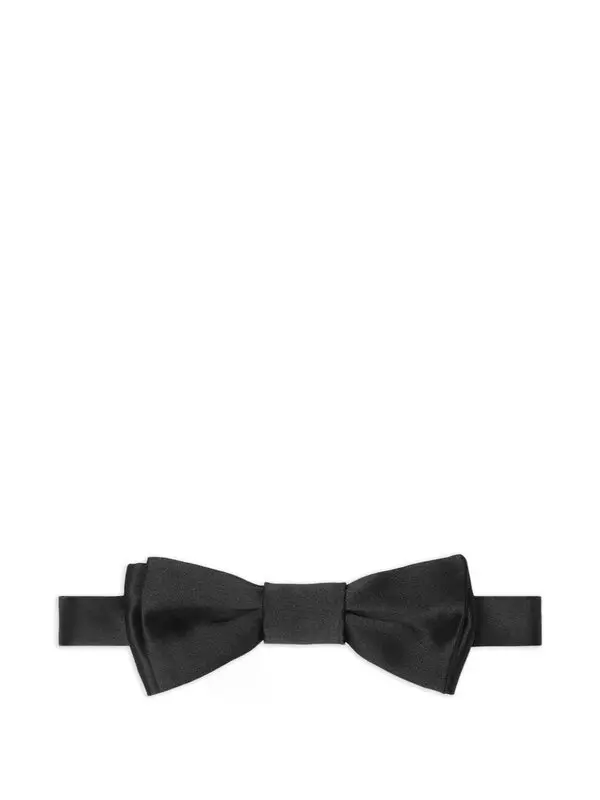 Versace Satin Bow Tie - Black