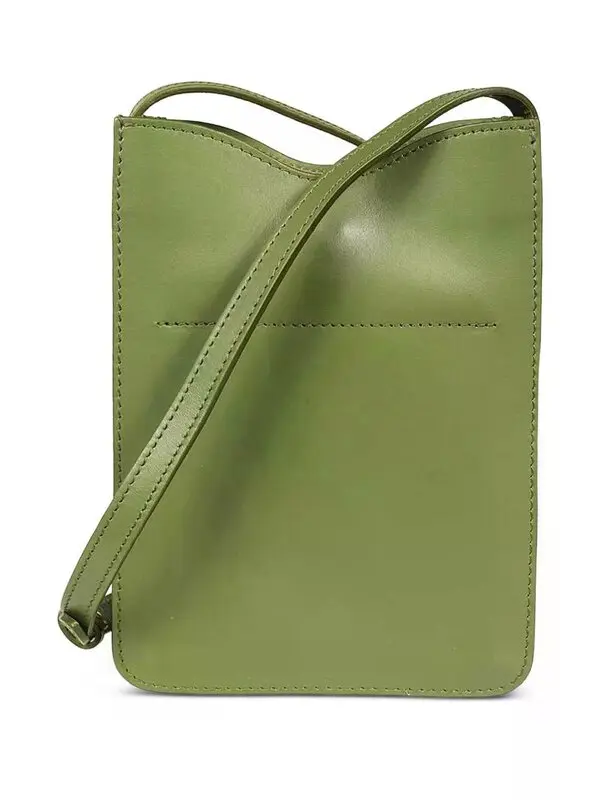 Il Bisonte Roseto Press-fastener Shoulder Bag - Green