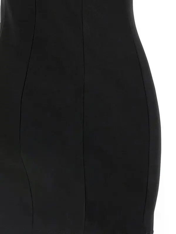 NENSI DOJAKA Tulle-insert Zip-fastening Mini Dress