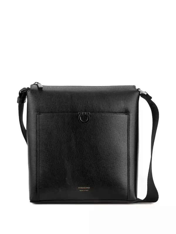 FERRAGAMO Calfskin Messenger Bag
