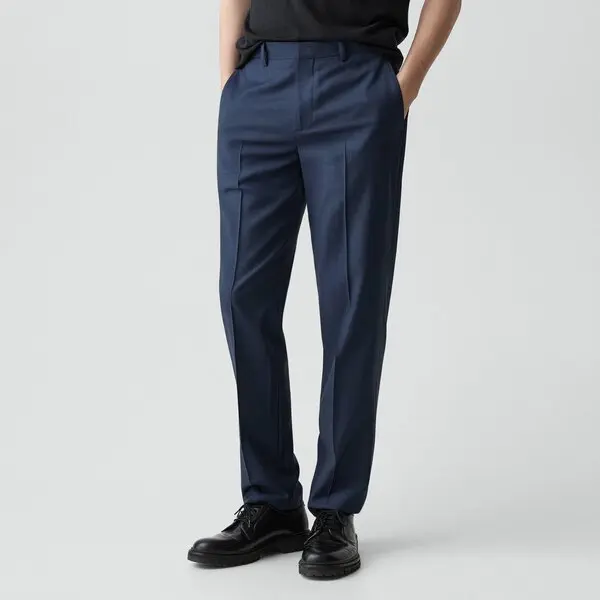 Theory Standard Sartorial Wool Pant - Navy
