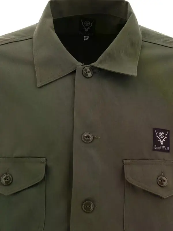 SOUTH2 WEST8 Patch-pocket Button-up Shirt
