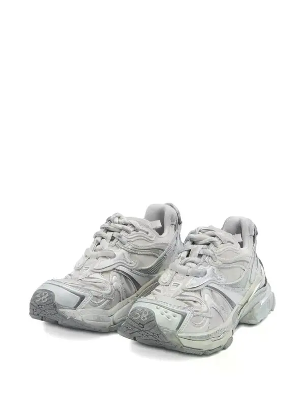 Balenciaga Runner 2 Printed-logo Sneakers - Grey