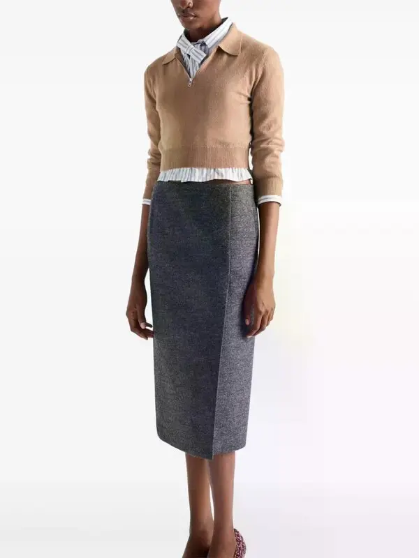 Prada Cashmere Polo Sweater
