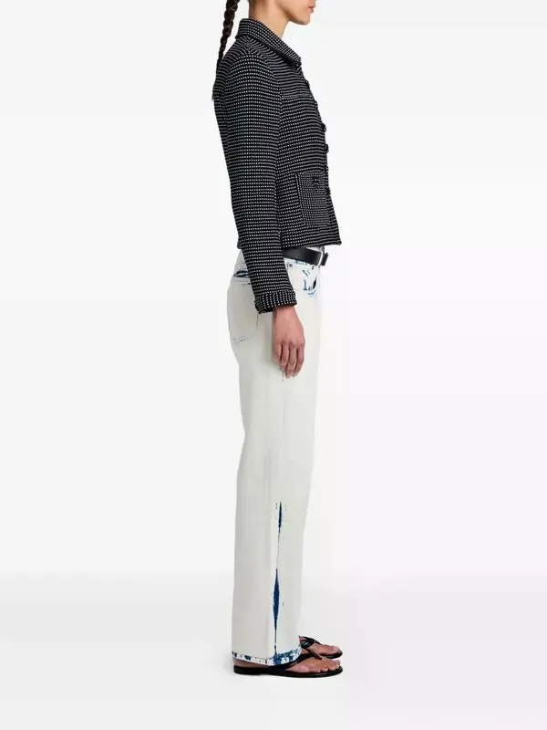 Proenza Schouler White Label Dot-pattern Jacket - Black