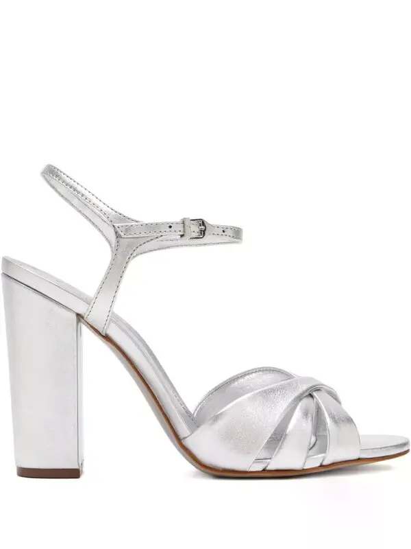Schutz 105mm Crossover Ankle-strap Heeled Pumps