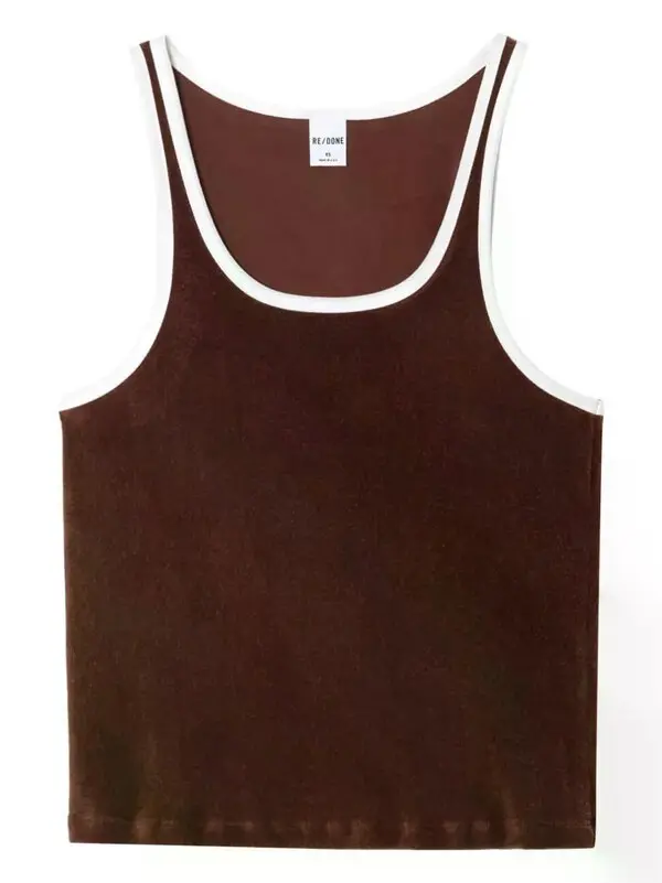 RE/DONE Scoop Neck Terry Tank