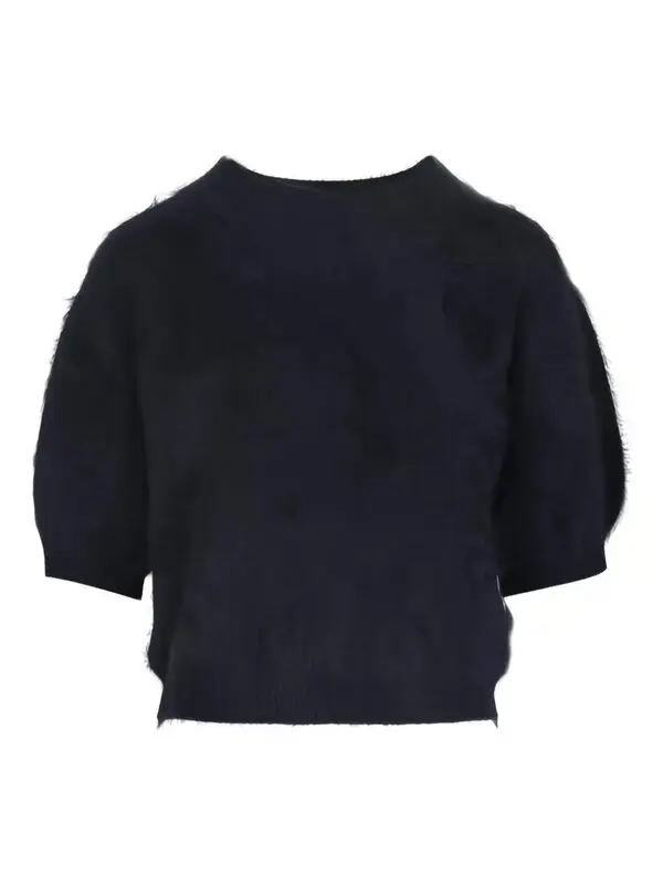 LISA YANG Juniper Knitted Top - Black