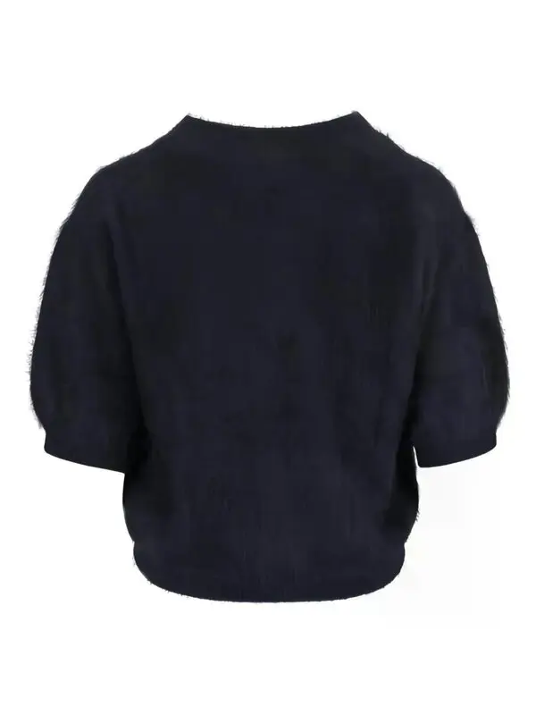 LISA YANG Juniper Knitted Top - Black