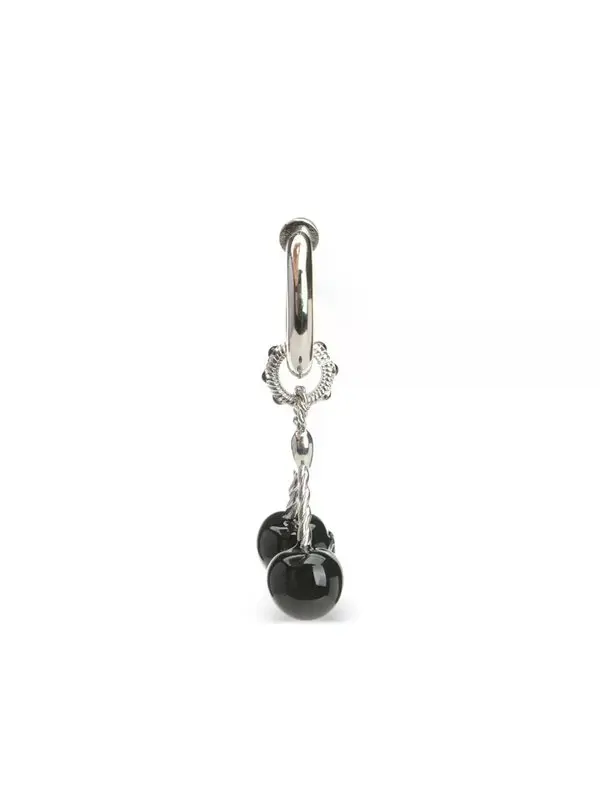 Valentino Garavani Chez Hoop Earring With Cherry Embellishment