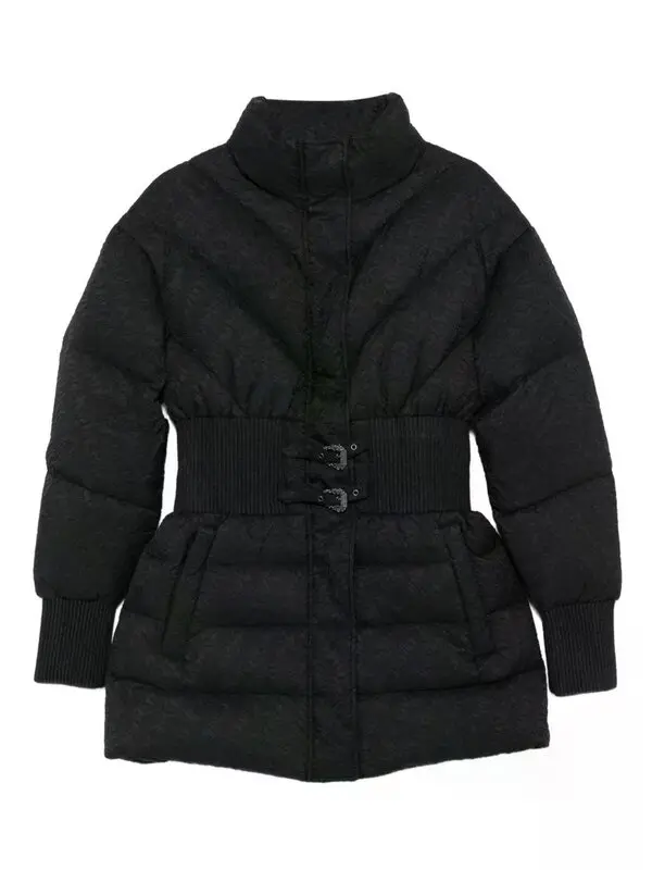 Versace Quilted Belted Jacket
