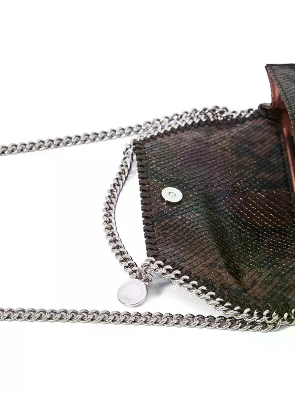 Stella McCartney Snakeskin Shoulder Bag - Brown
