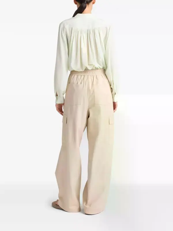 YVES SALOMON Leather Trousers
