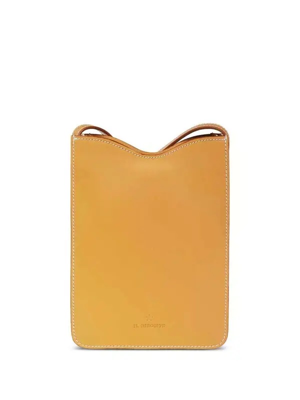 Il Bisonte Roseto Leather Shoulder Bag - Neutrals