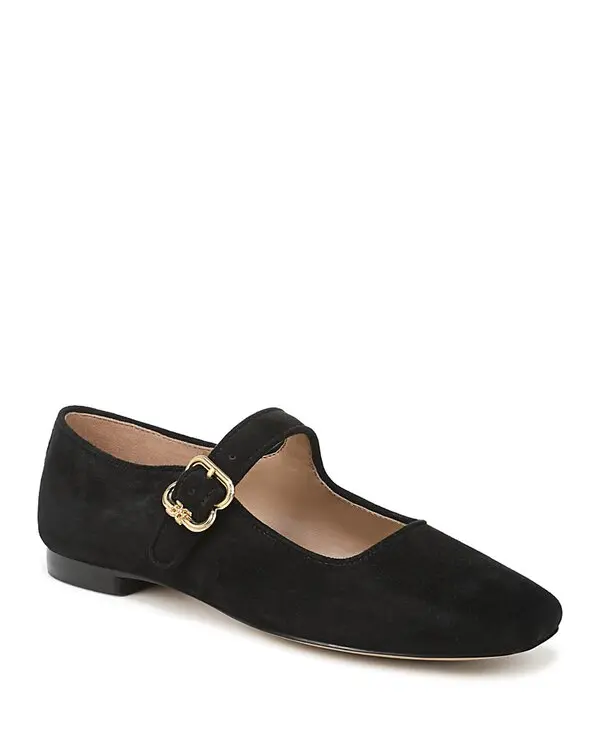 Sam Edelman Michaela Buckled Flats - Black
