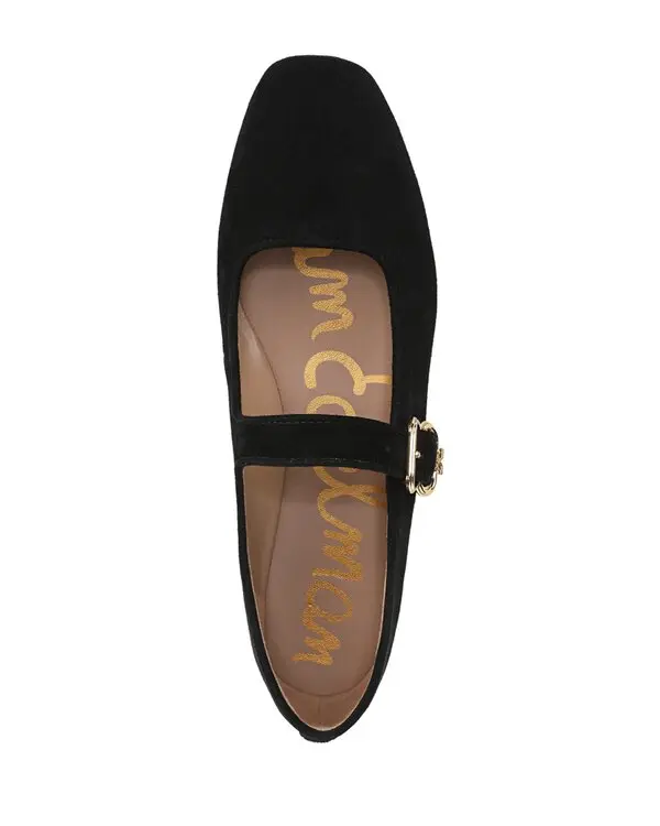 Sam Edelman Michaela Buckled Flats - Black